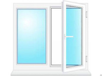 Пластиковое окно REHAU 1200х1200 двустворчатое трехкамерное заказать в ...